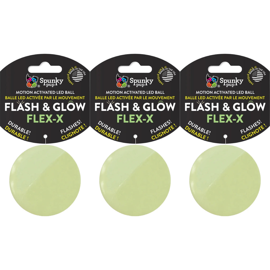 Flash & Glow, Flex-X, LED Flashing Ball (3-Pack) – Intelligent Living