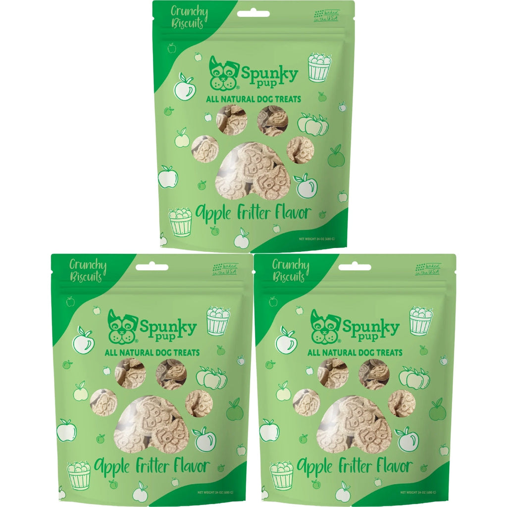 Apple Fritter, Crunchy Biscuit Treats, 24 oz (3-Pack) – Intelligent Living